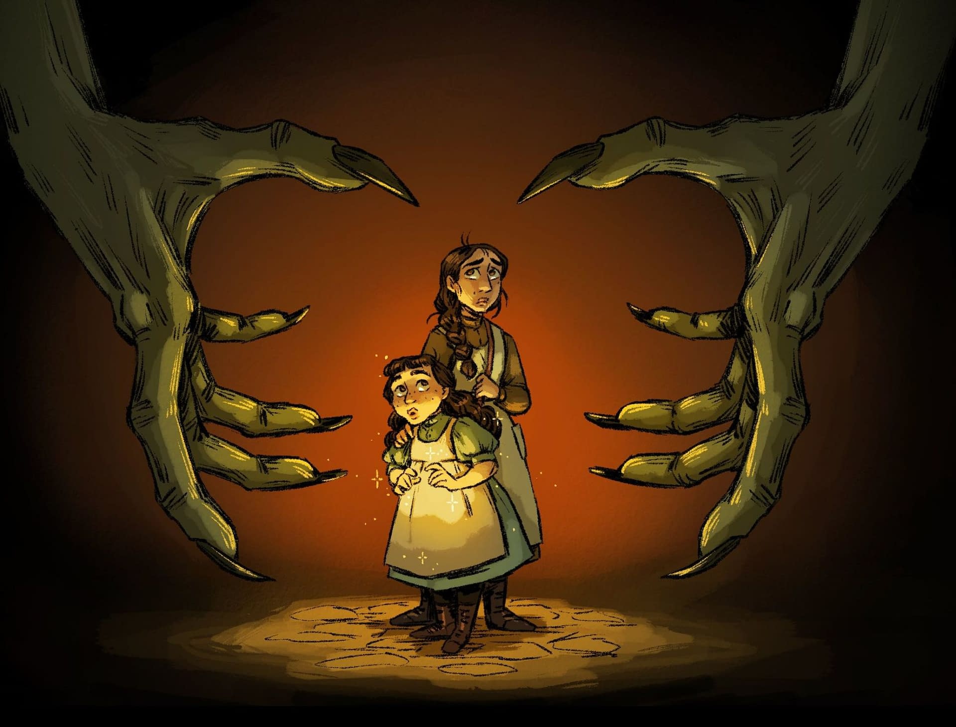 Mina Murray in The Firelight Apprentice Graphic Novel by Bree Paulsen
