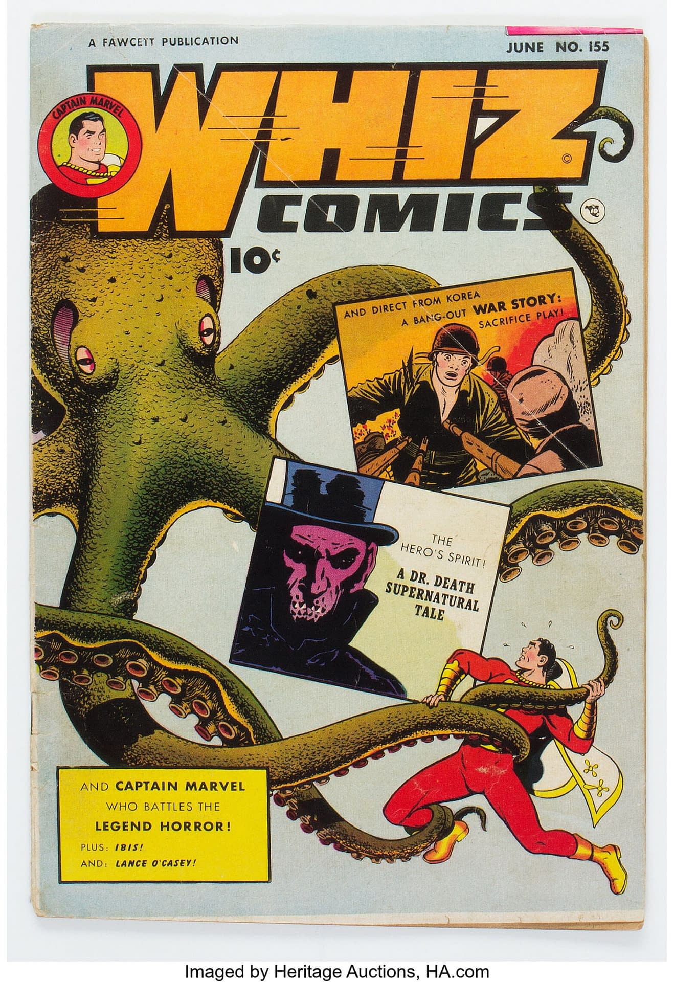 The Strange Horror of the Final Issue of Whiz Comics, Up for Auction