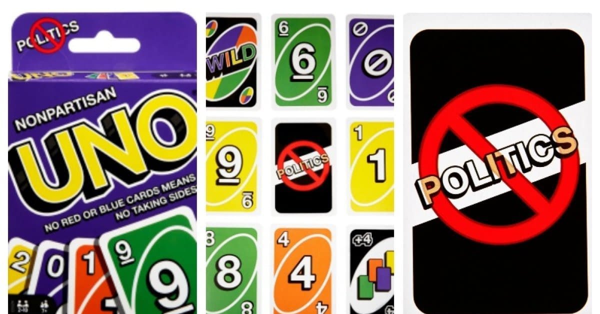 Mattel Releases A "Nonpartisan Uno" To Avoid Politics