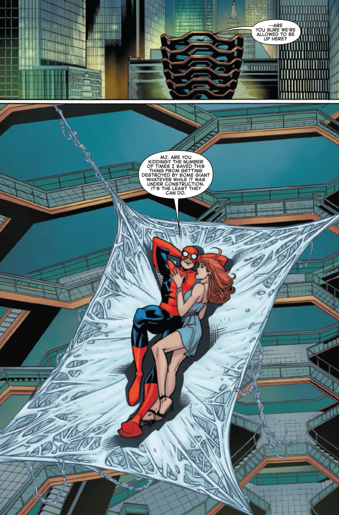 Spidey Gets Romantic With Mj In Amazing Spider Man 24 Preview