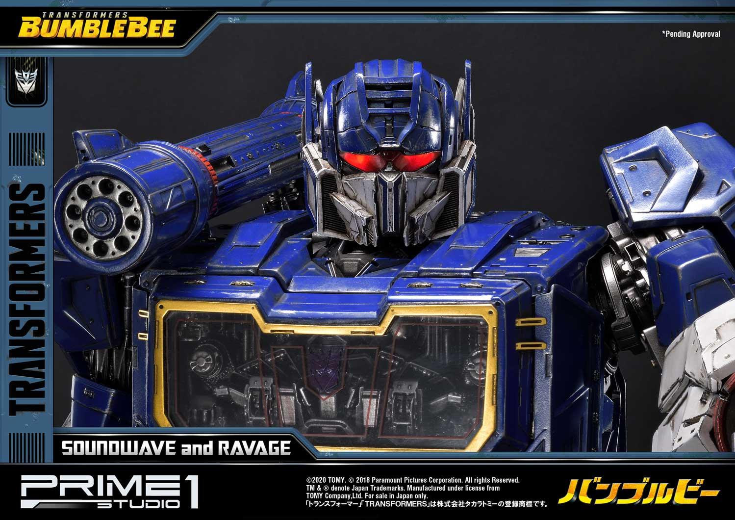 Transformers Soundwave and Ravage Get Expensive with Prime 1 Studio