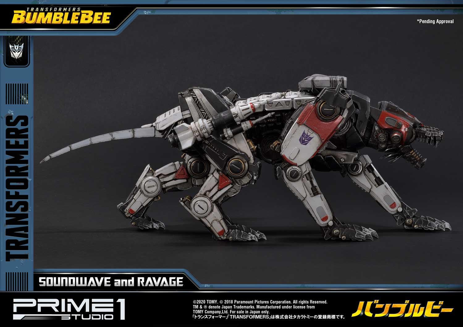 Transformers Soundwave and Ravage Get Expensive with Prime 1 Studio