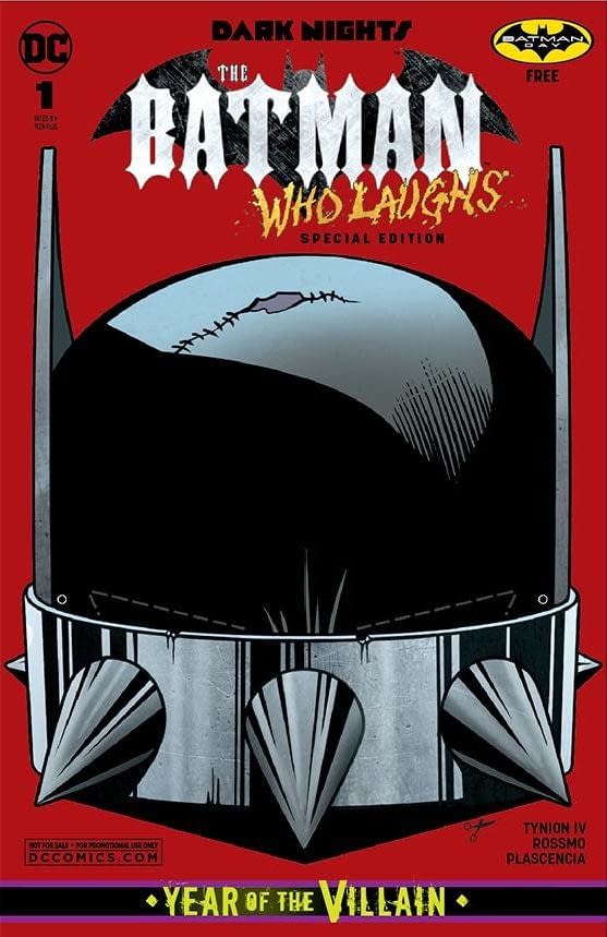 The Batman Who Laughs Gets A New Free Card Mask Cover For Batman Day