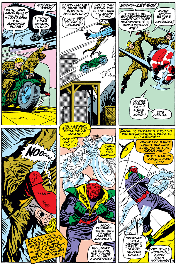 Rewriting The Death Of Bucky Barnes In Captain America